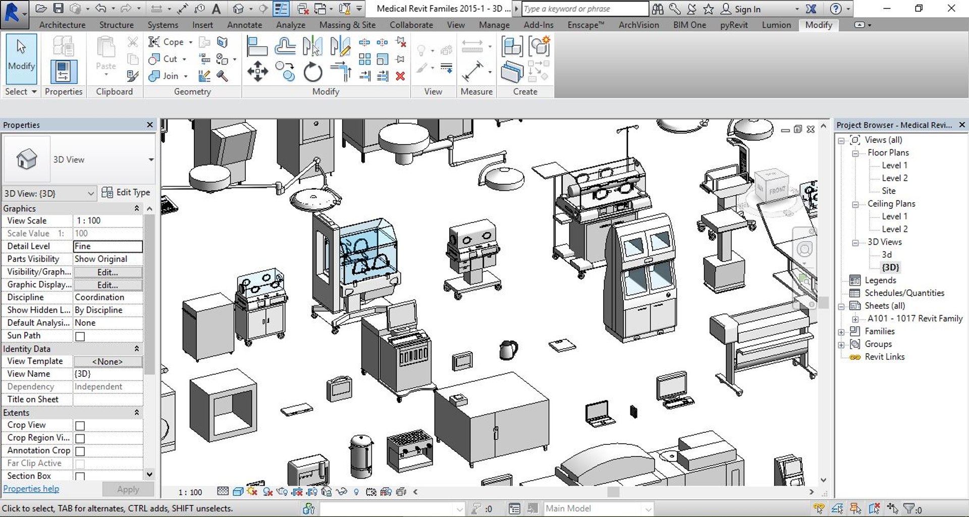 1016 medical equipment revit 3D model - TurboSquid 1295772