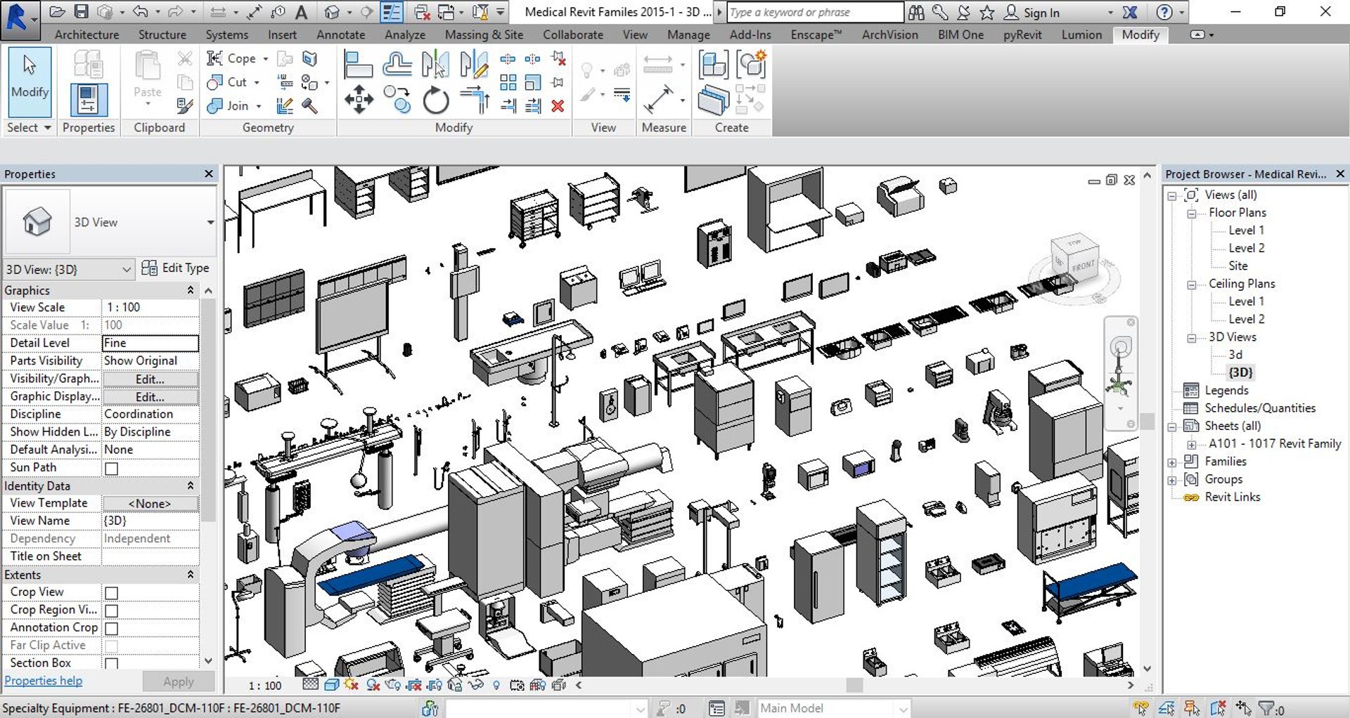 1016 medical equipment revit 3D model - TurboSquid 1295772