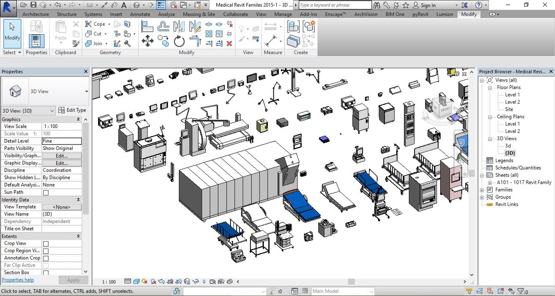 1016 medical equipment revit 3D model - TurboSquid 1295772