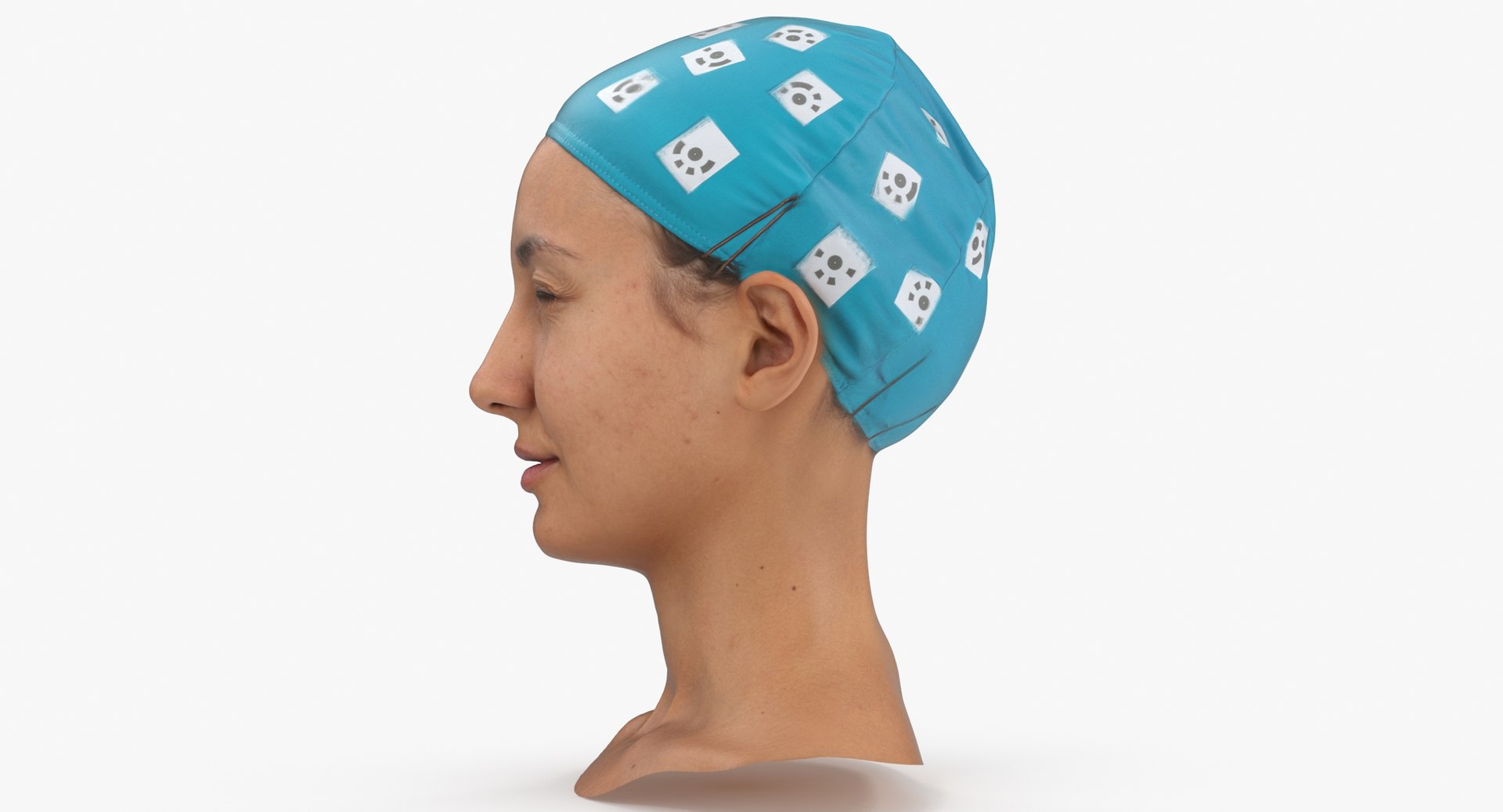 3D Joy Human Head Wink Left AU46 Clean Scan - TurboSquid 1723056