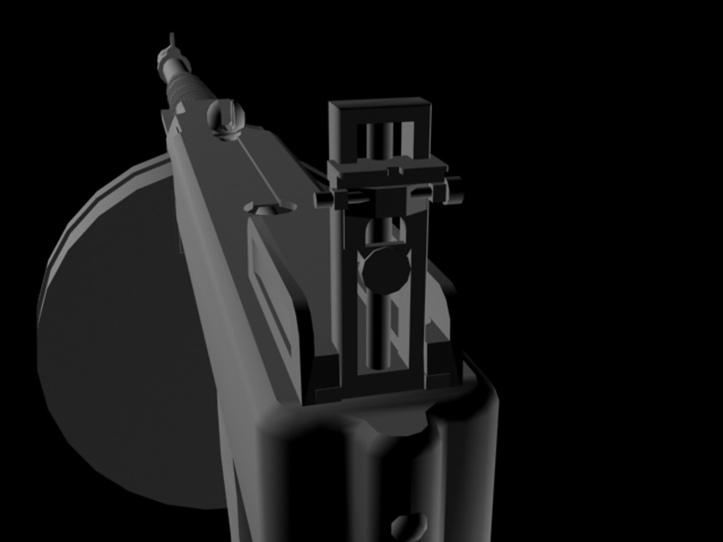 M1921 Thompson Chicago Tommy Gun 3d Max