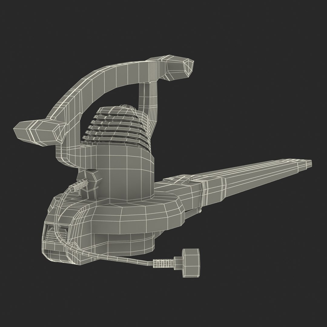 leaf blower 3d model