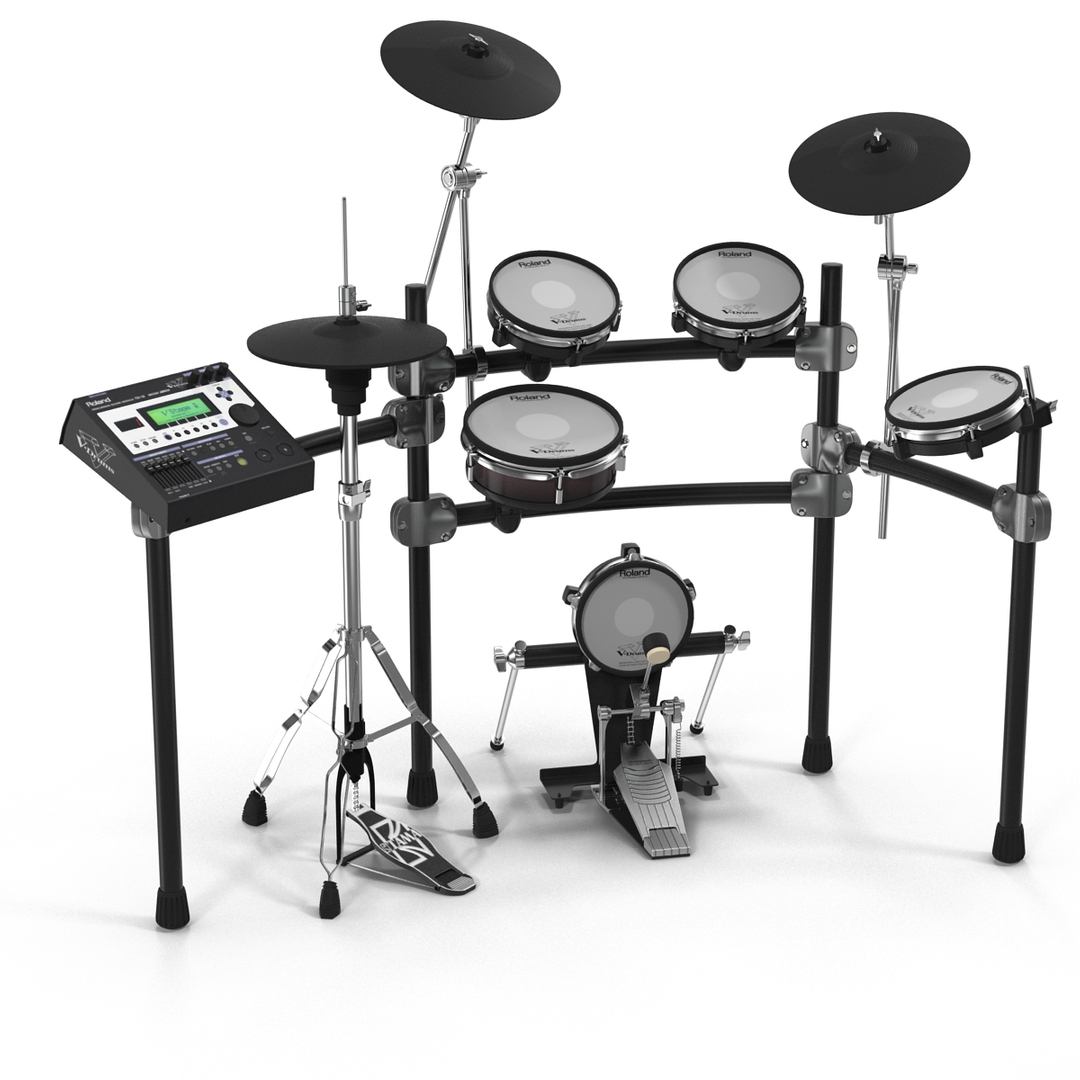 Electric Drum Kits 3D Model - TurboSquid 1165169