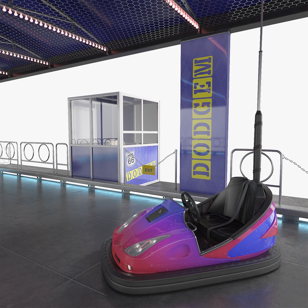 Dodgem Cars 3D Model - TurboSquid 1228537