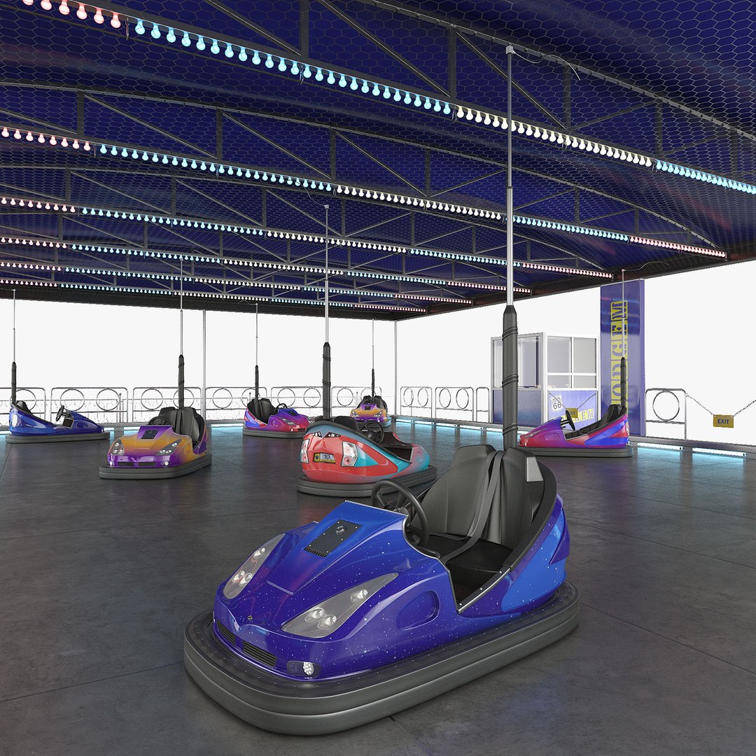 Dodgem Cars 3D Model - TurboSquid 1228537