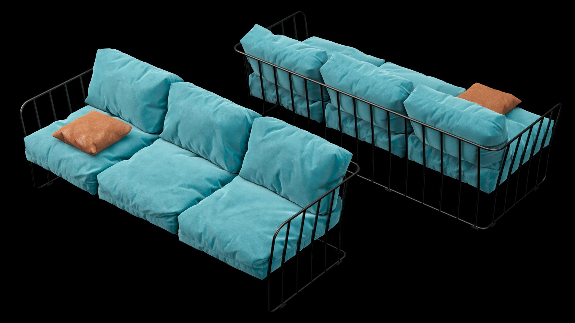 3D Model Outdoor Sofa 3 - TurboSquid 2319860