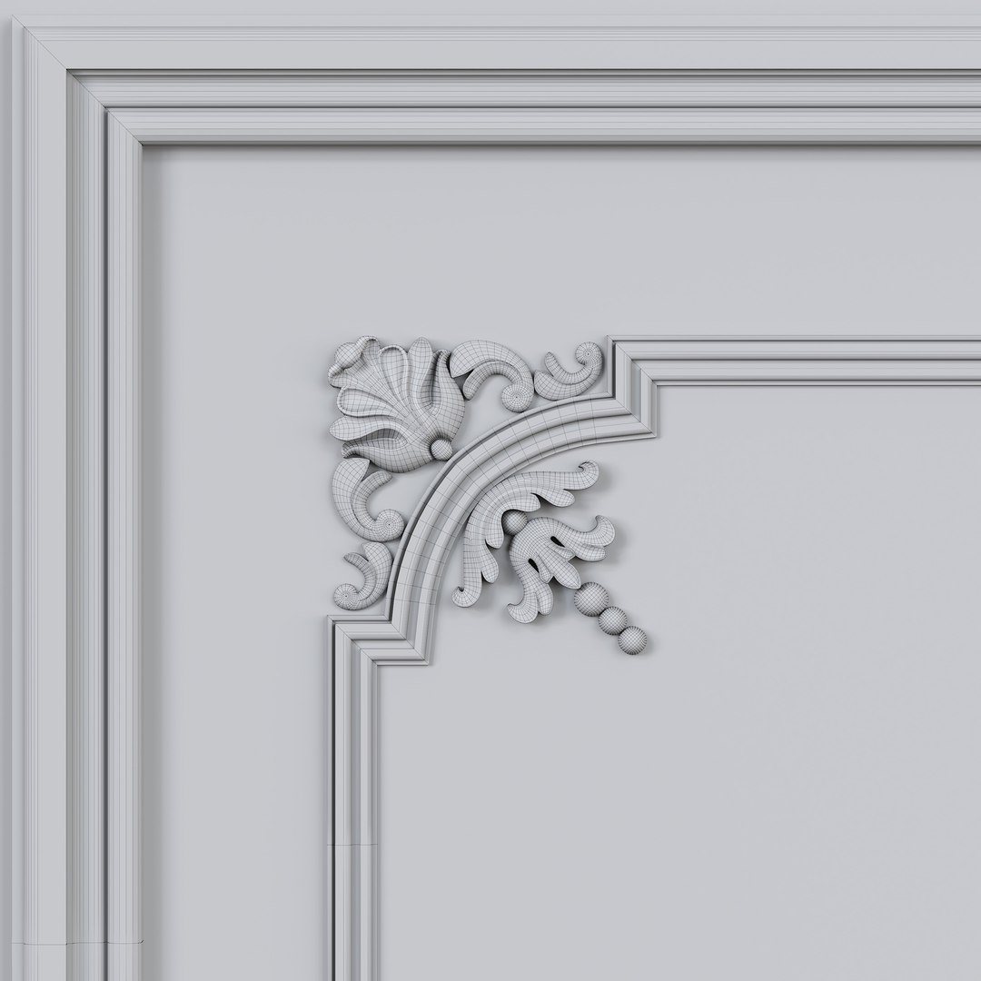 3D Wall Molding - TurboSquid 1724894