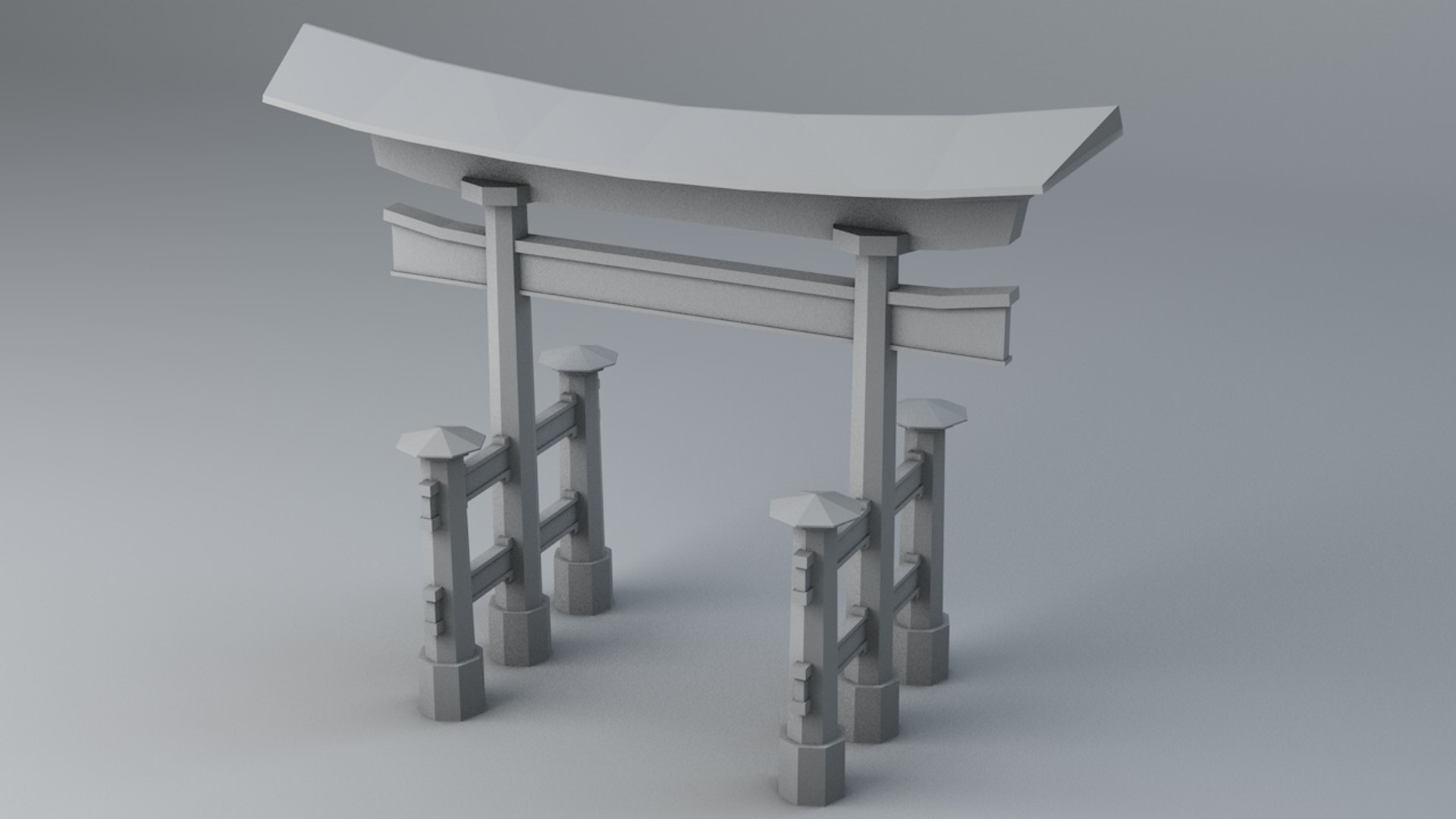 3D - Sci-fi Shapes Torii Model - TurboSquid 1413081