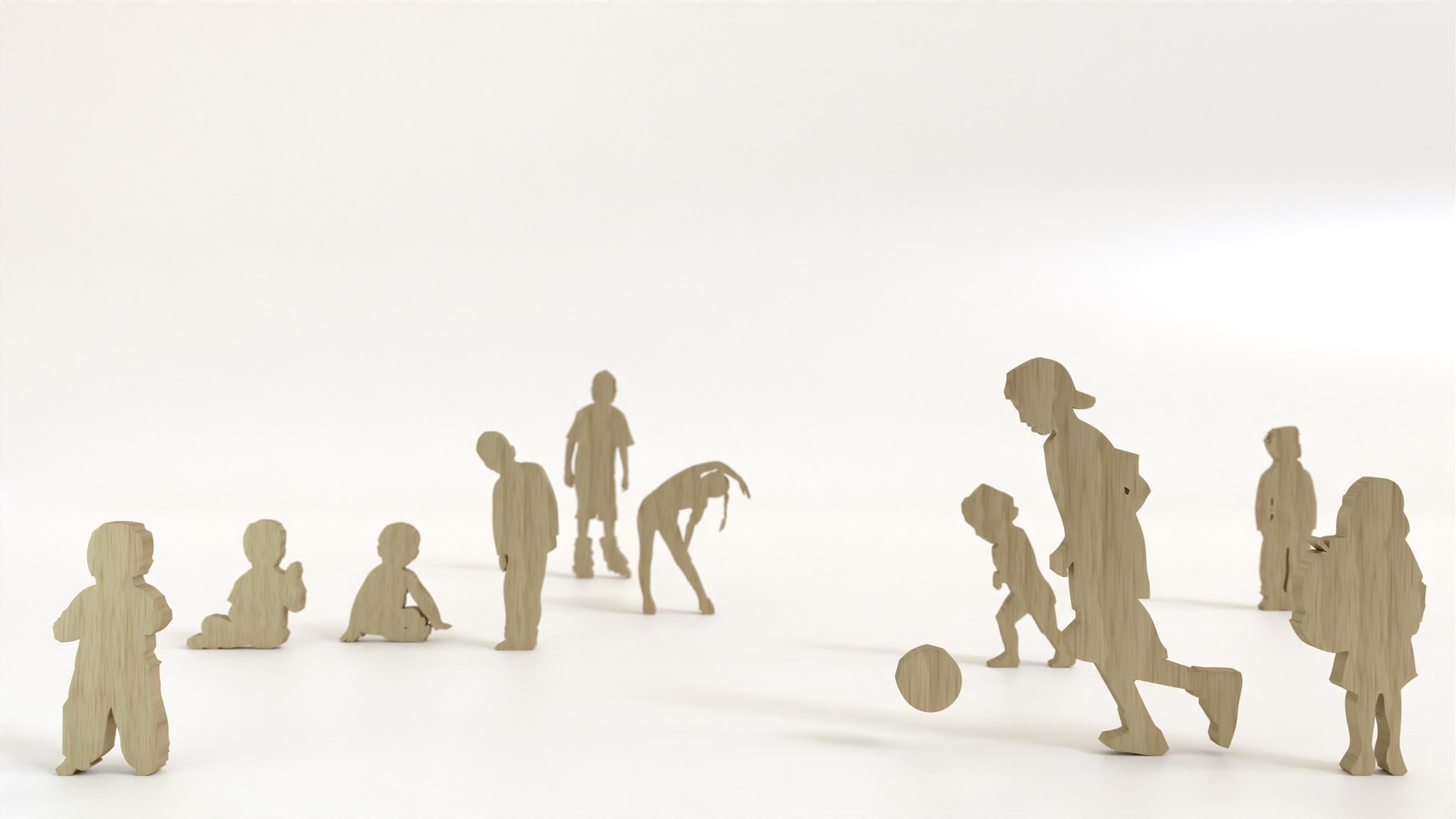 100 Silhouettes 3D model - TurboSquid 1800450