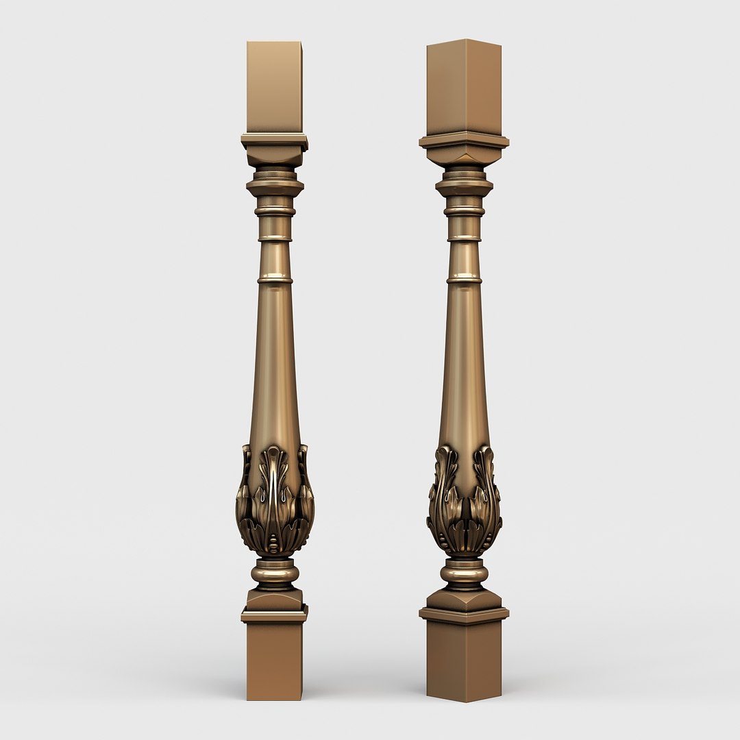 Baluster classic 3D model - TurboSquid 1483789