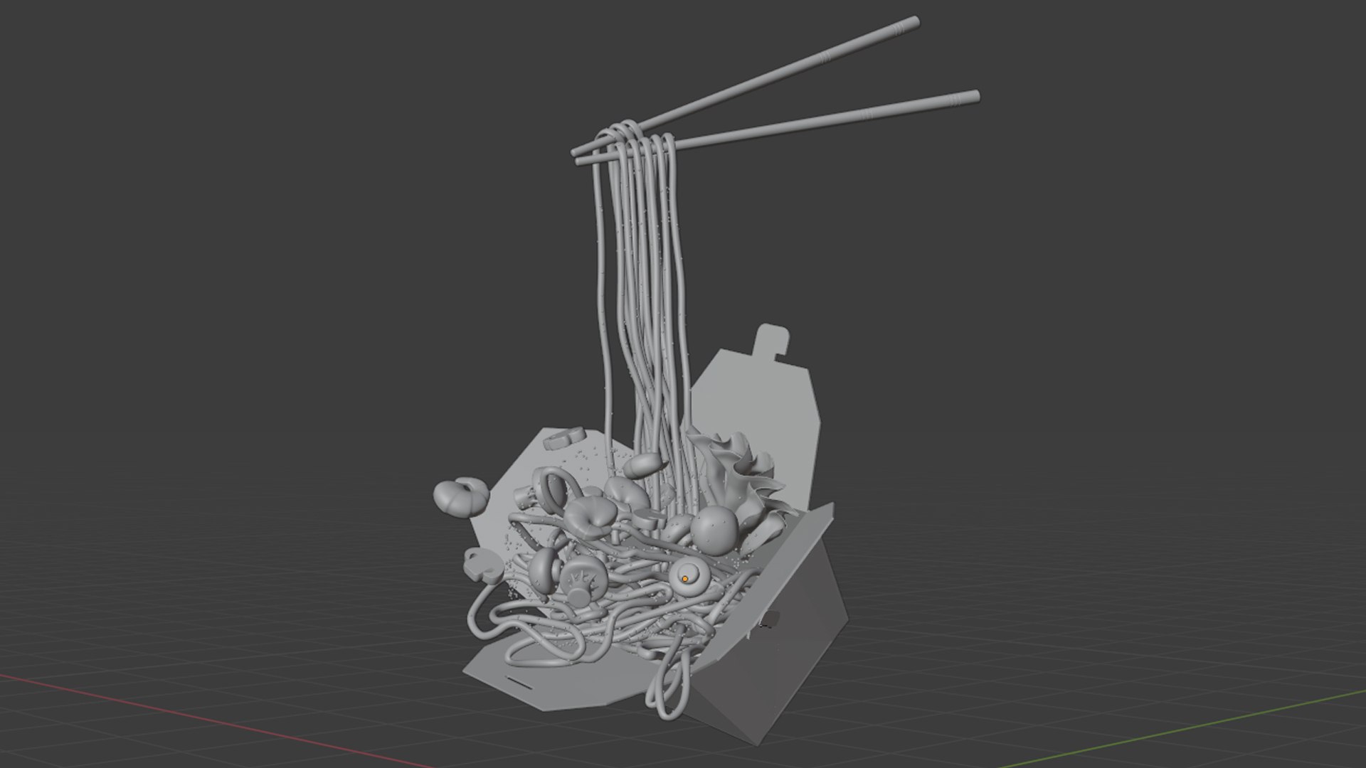 Noodle Box Model - TurboSquid 2013689