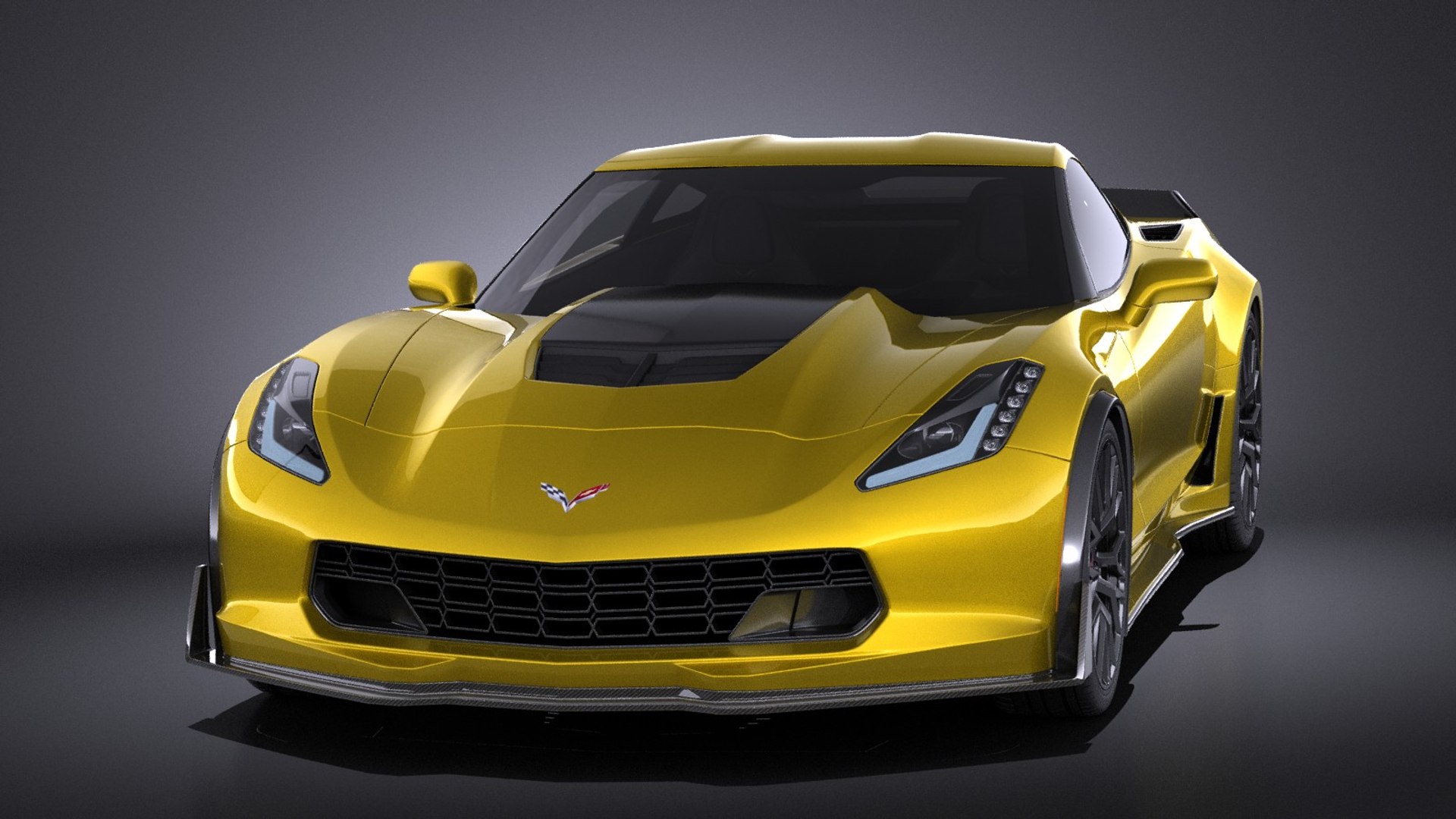 3d 2014 chevrolet corvette