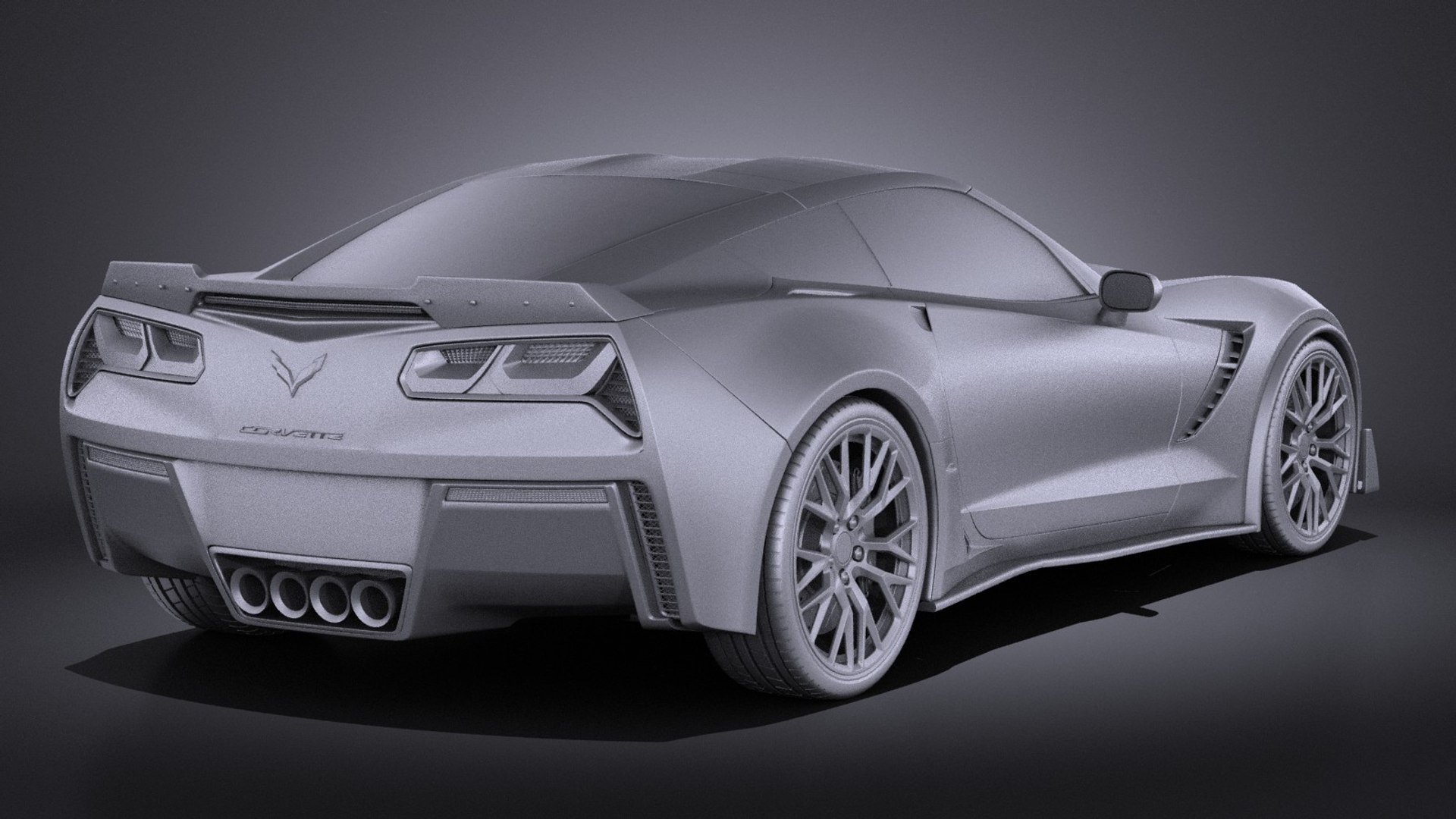 3d 2014 chevrolet corvette