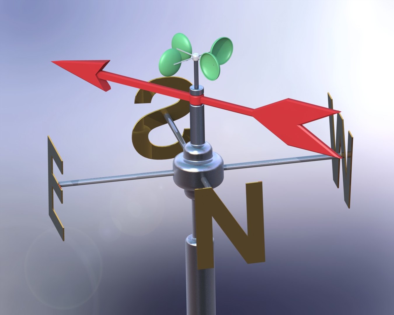 3d Dwg Weathervane Weather Vane