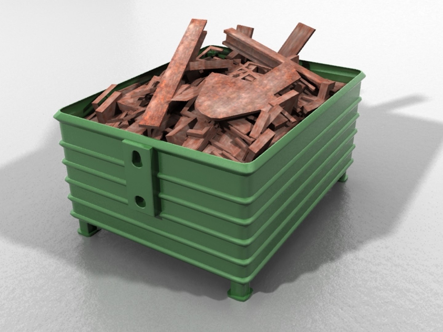 Container Factorys Scrap 3d Model
