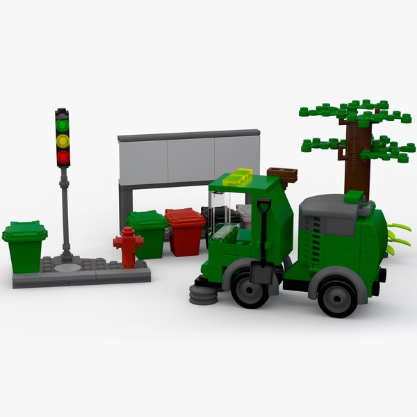 Lego City Cleaning Pack 3D model - TurboSquid 2000687