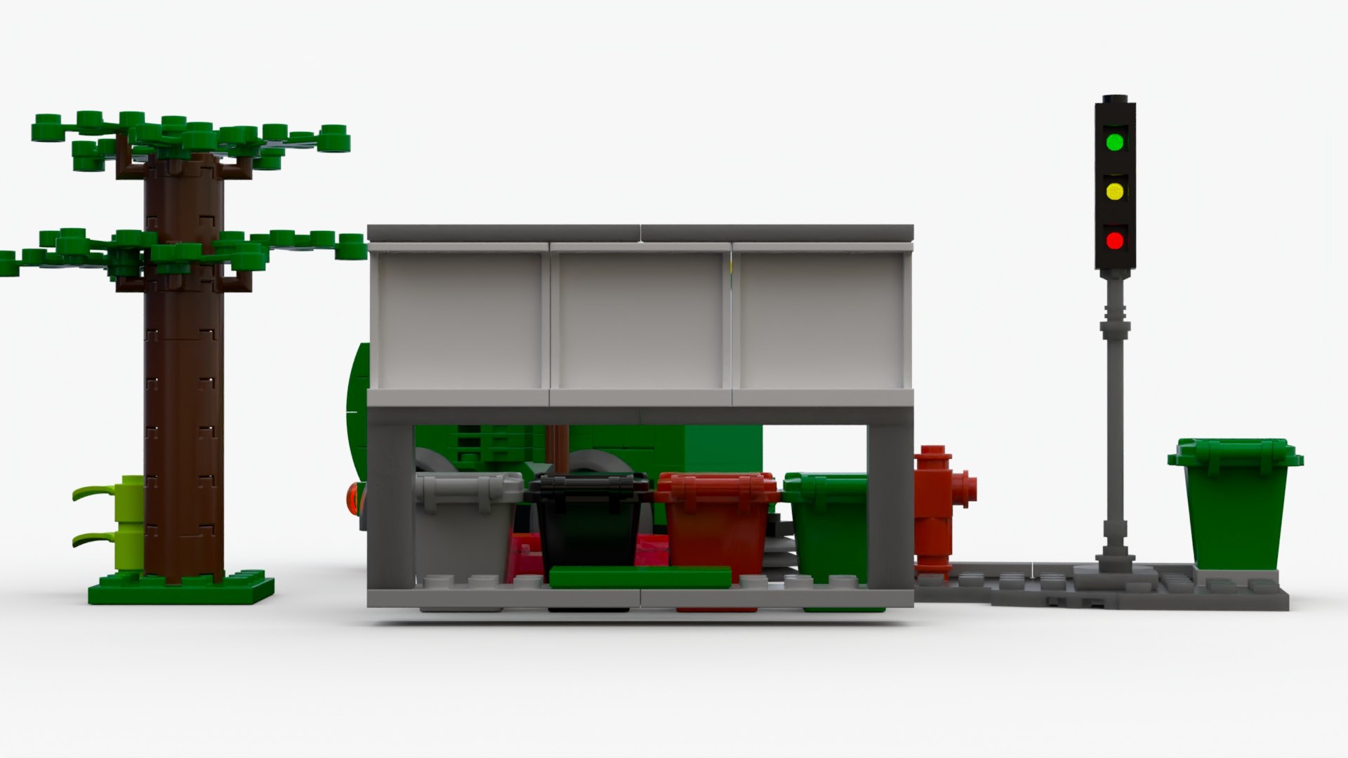 Lego City Cleaning Pack 3D model - TurboSquid 2000687