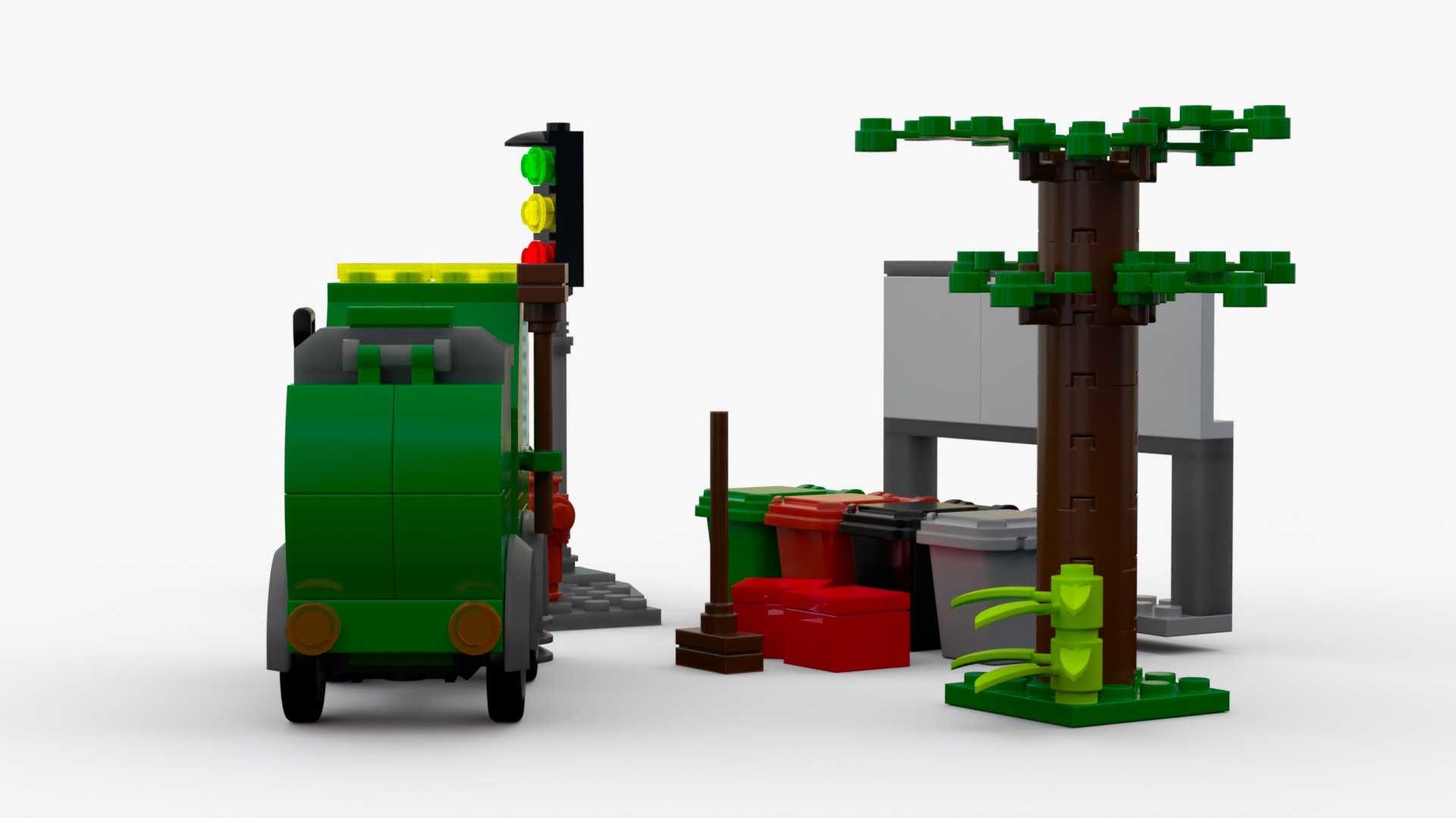 Lego City Cleaning Pack 3D model - TurboSquid 2000687