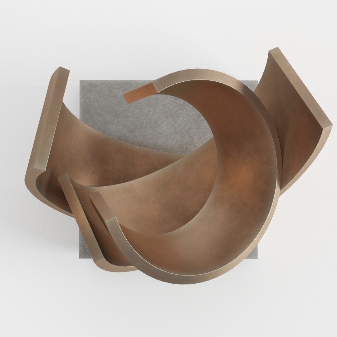 Modern Decorative Abstract Copper 3D - TurboSquid 1617033