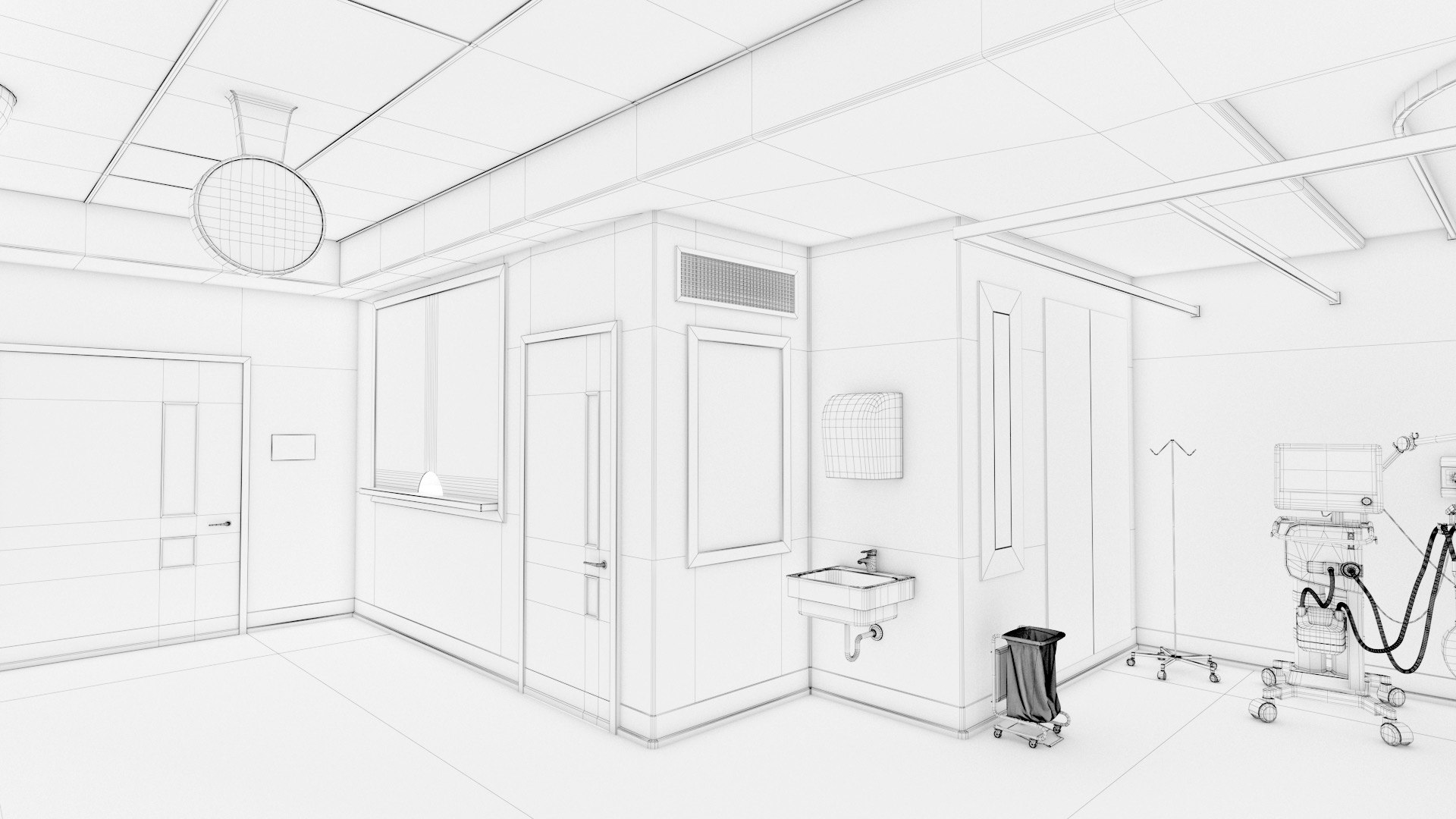 Hospital Emergency Room 8K PBR Textures 3D model - TurboSquid 2089462