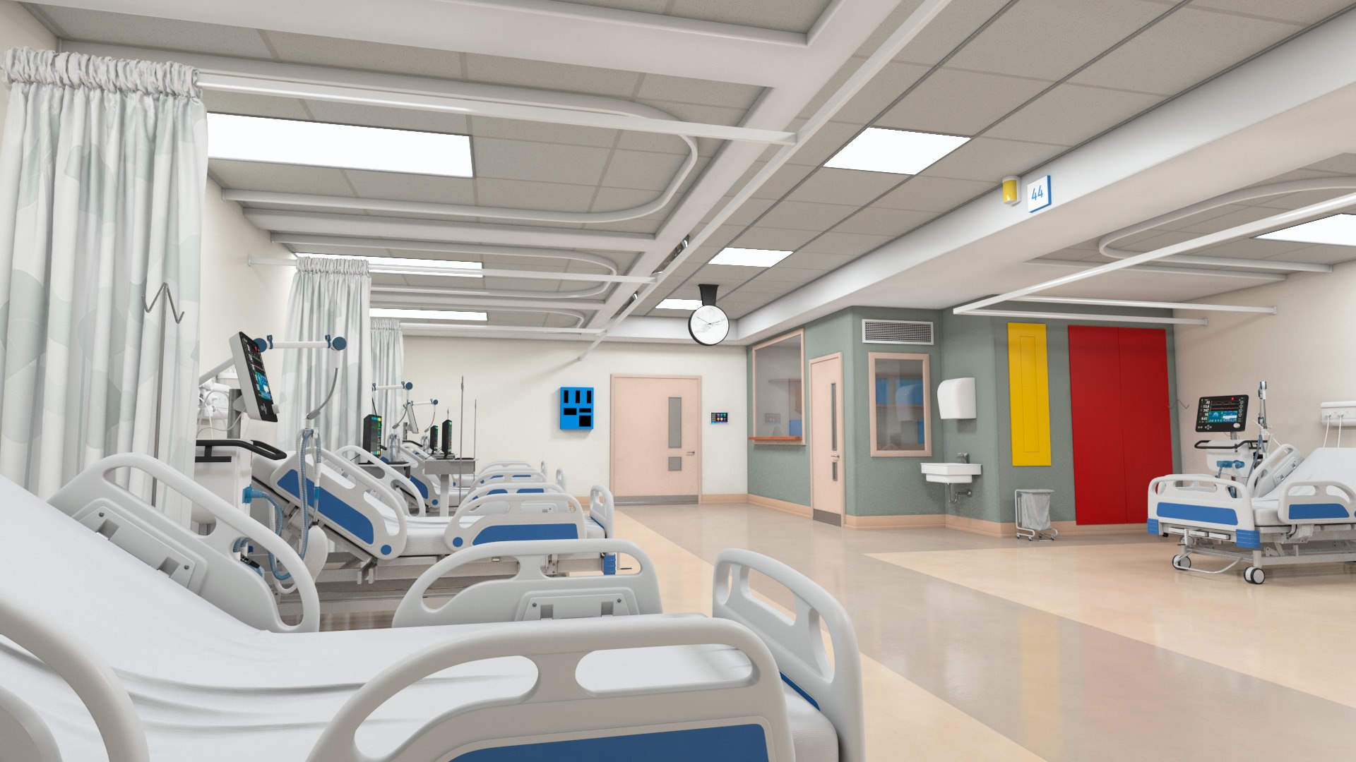 Hospital Emergency Room 8K PBR Textures 3D model - TurboSquid 2089462