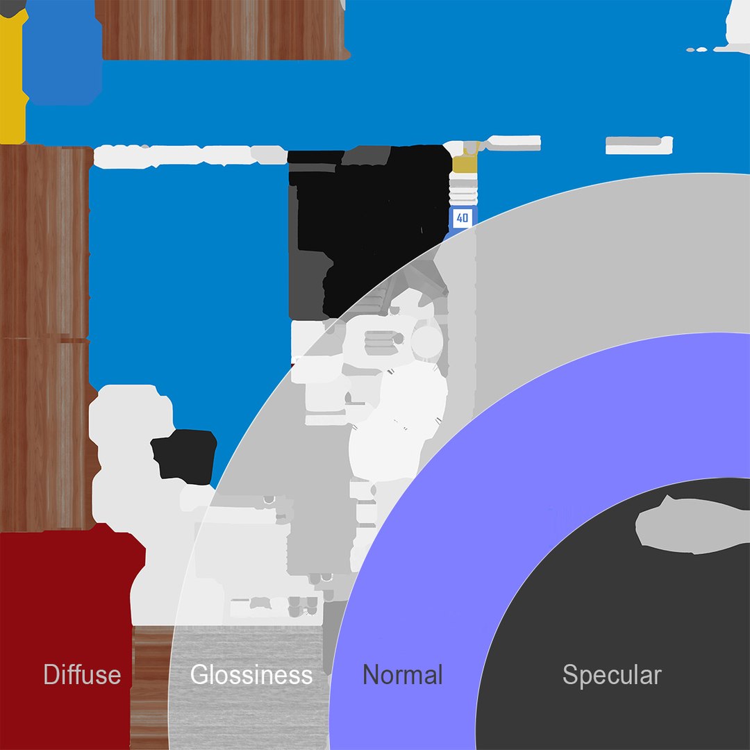 Hospital Emergency Room 8K PBR Textures 3D model - TurboSquid 2089462