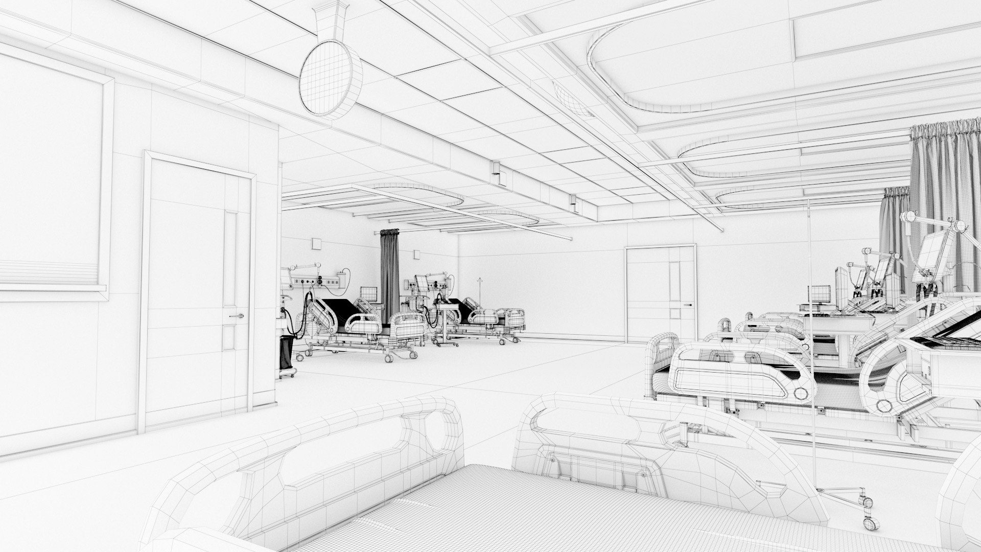 Hospital Emergency Room 8K PBR Textures 3D model - TurboSquid 2089462