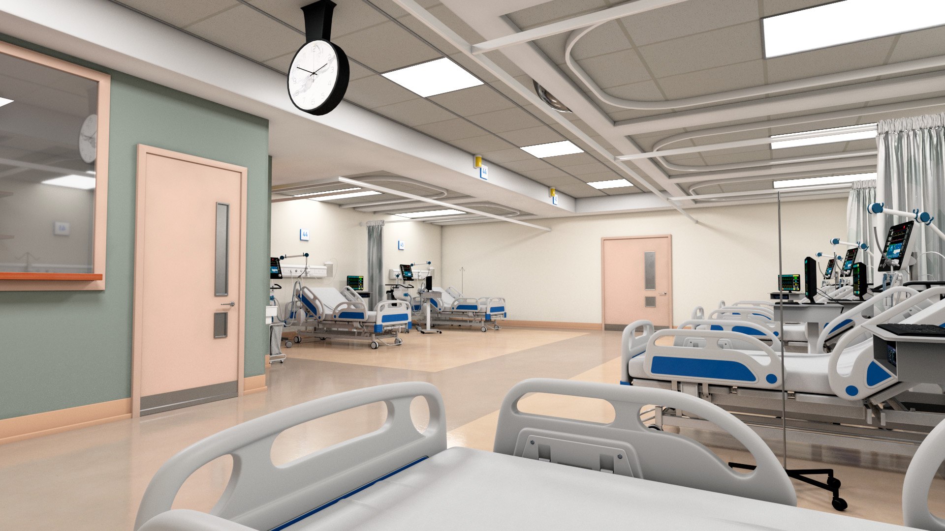 Hospital Emergency Room 8K PBR Textures 3D model - TurboSquid 2089462