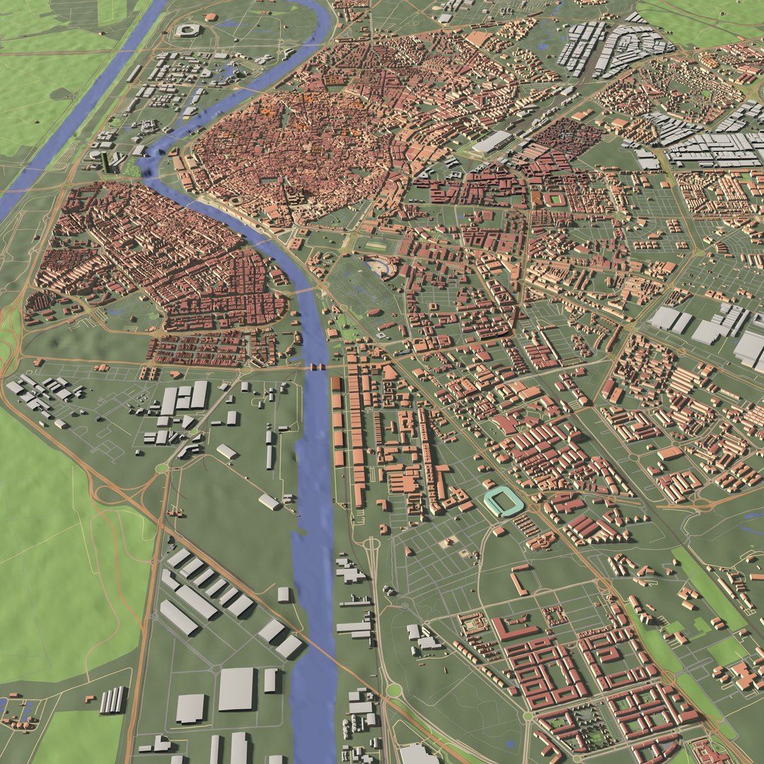Seville Spain - City And Urban 3D Model - TurboSquid 2230405