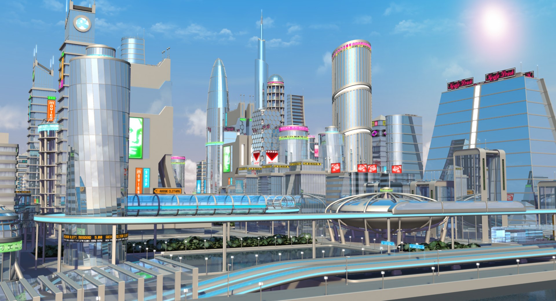 Future City Hd Obj