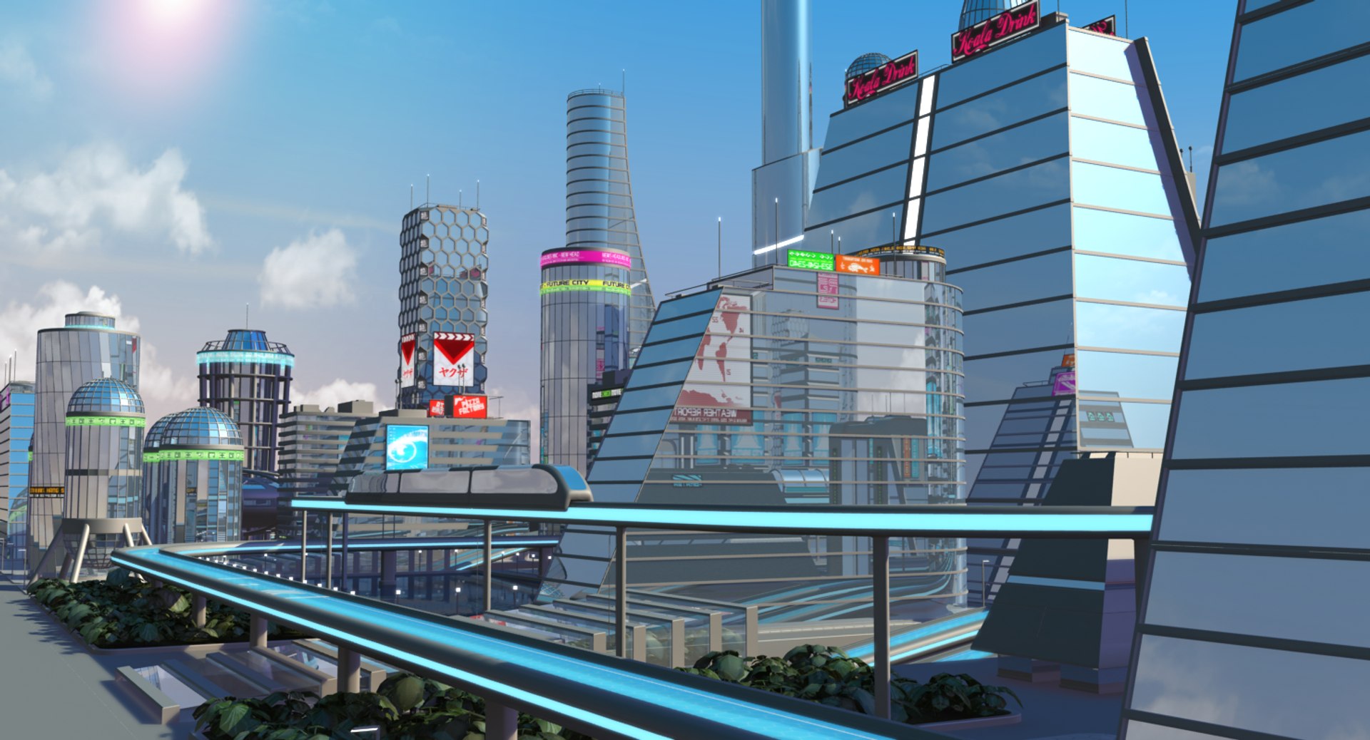 Future City Hd Obj
