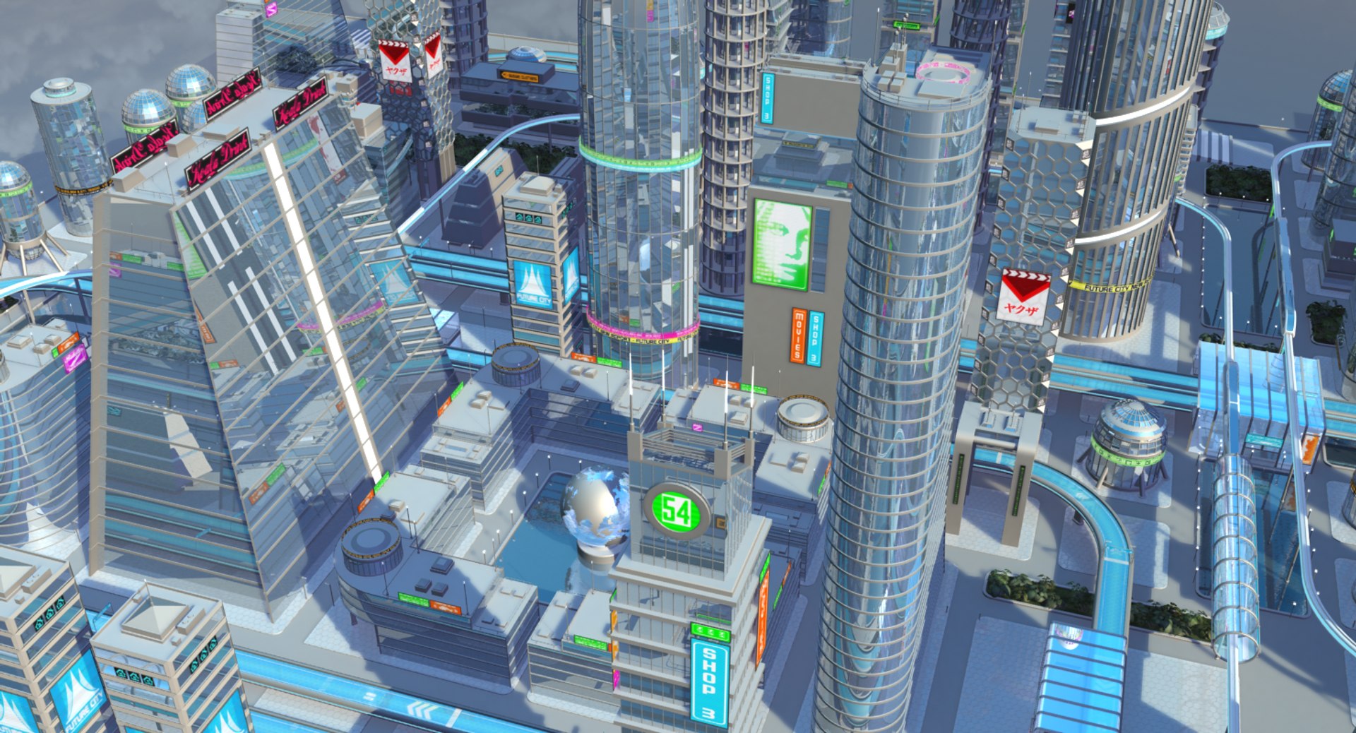Future City Hd Obj