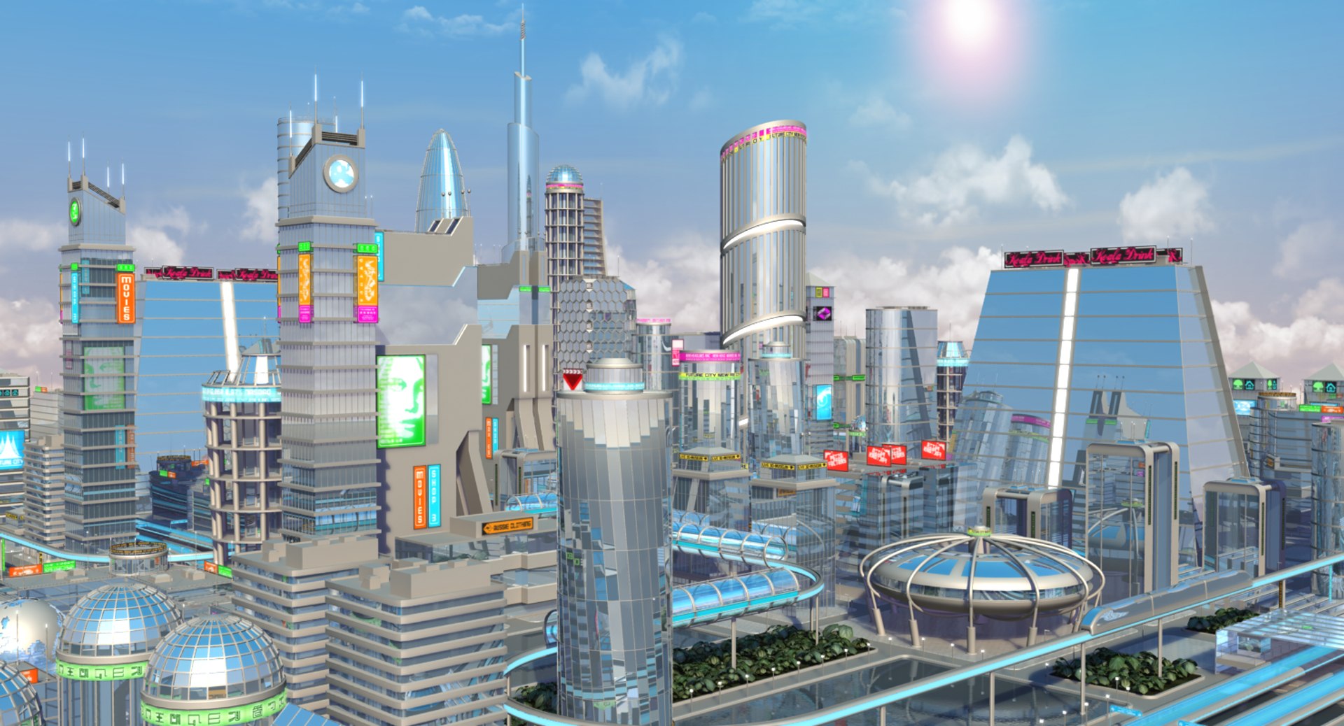 Future City Hd Obj