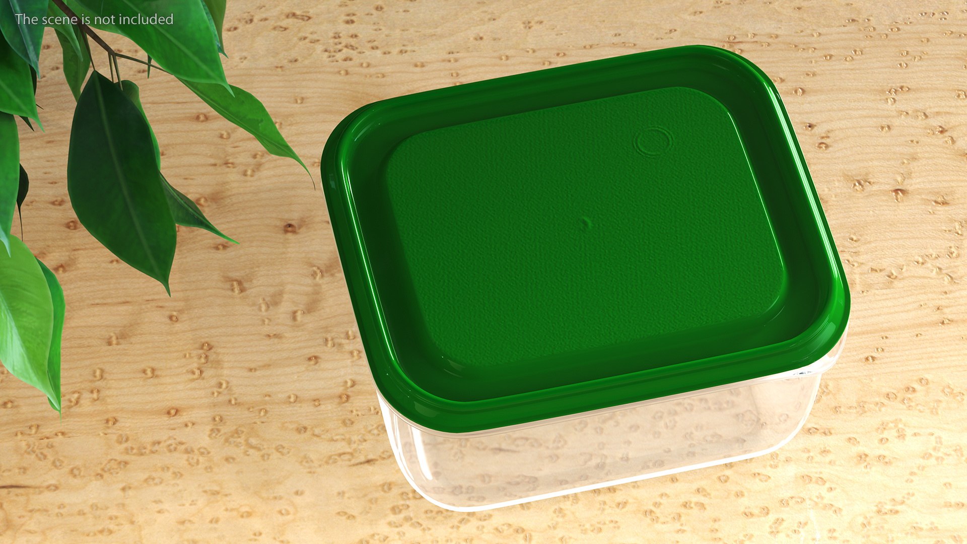 3D Transparent Rectangular Plastic Food Container - TurboSquid 1769256