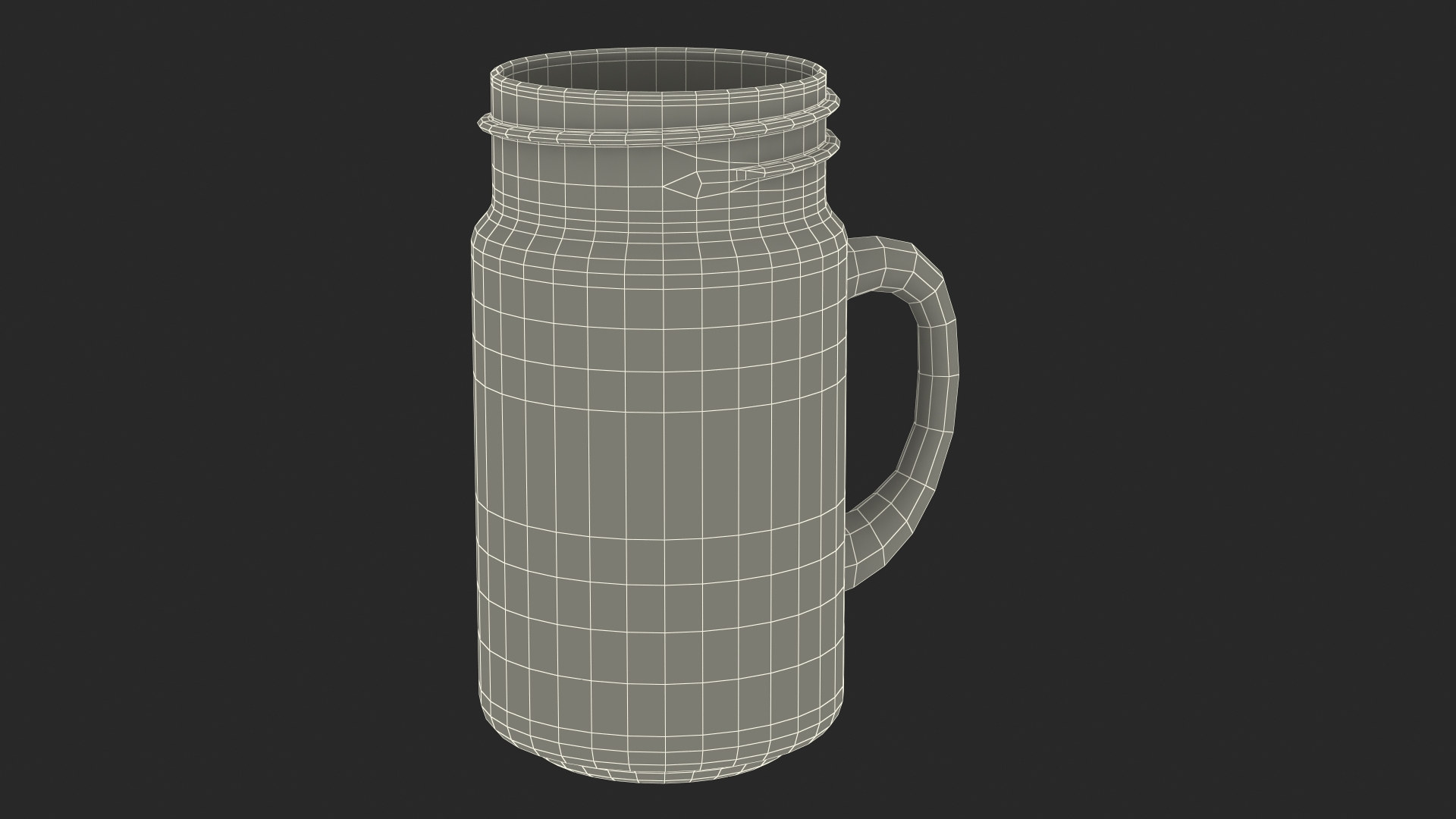 Mason Jar With Handle Full 3D Model - TurboSquid 1905344