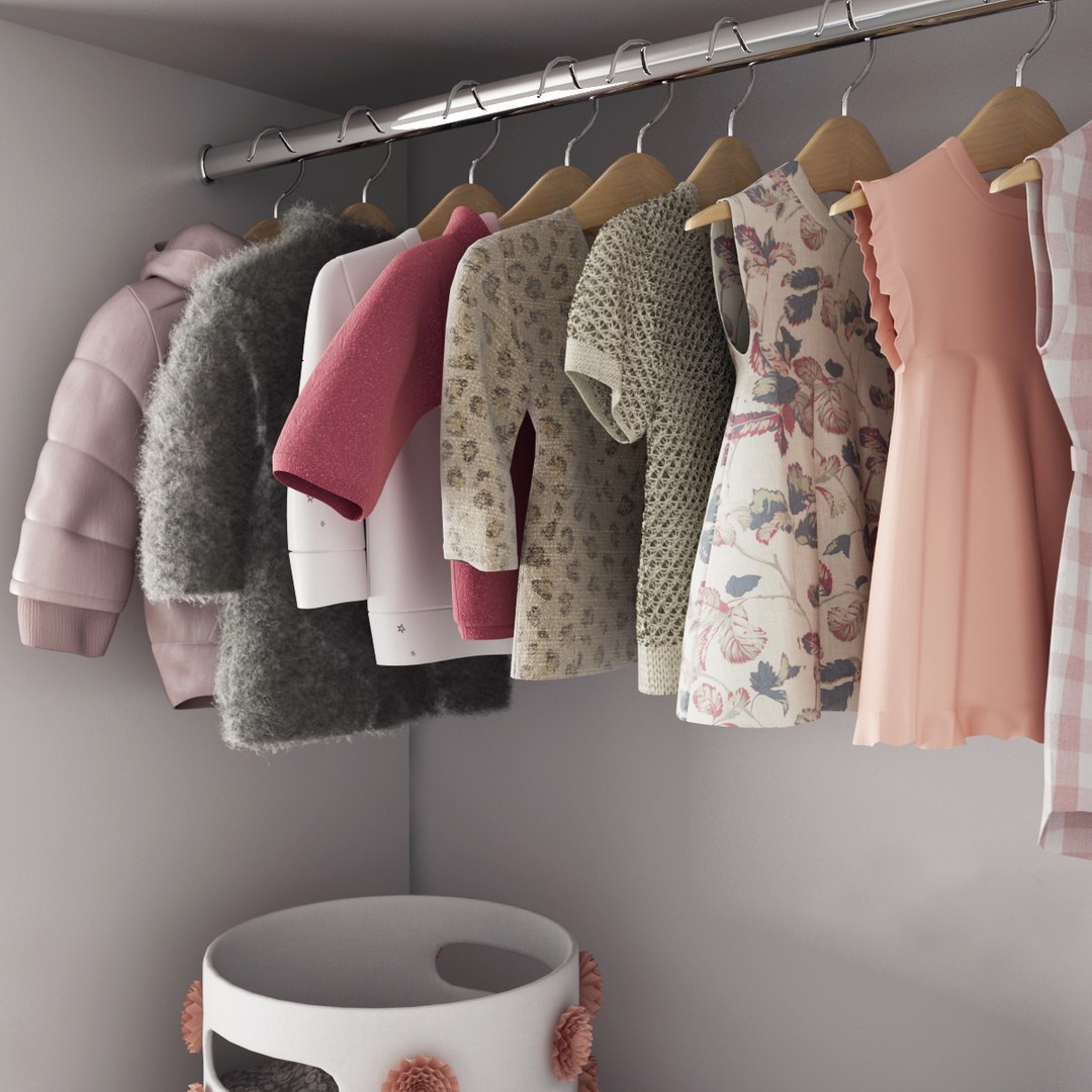 3D Clothes Baby Model - TurboSquid 1281768