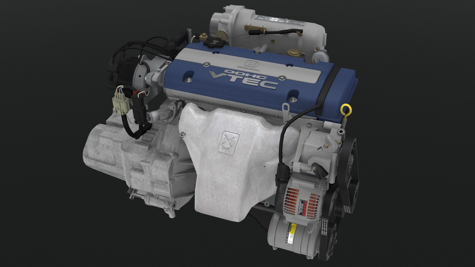 3D honda prelude h22a 2 - TurboSquid 1549955