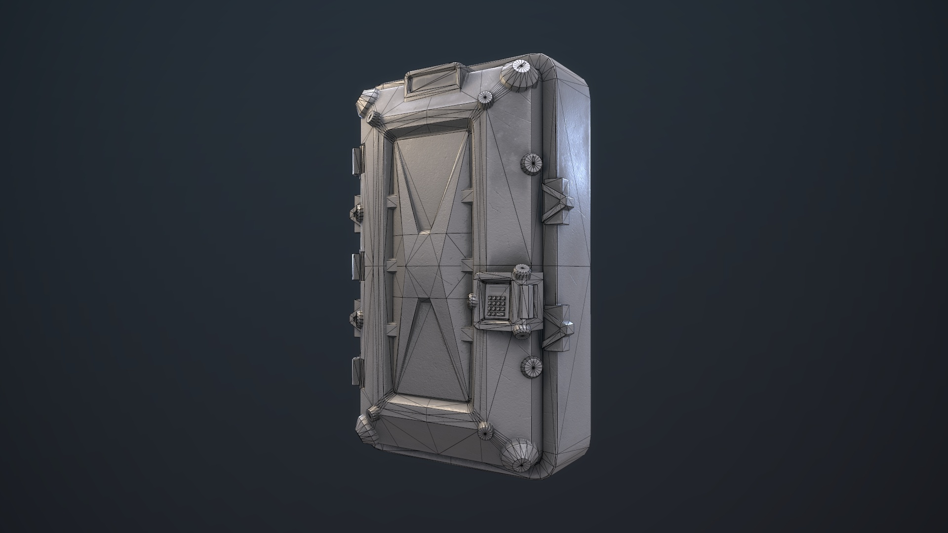 3D Metal Door - Ready - TurboSquid 1698102
