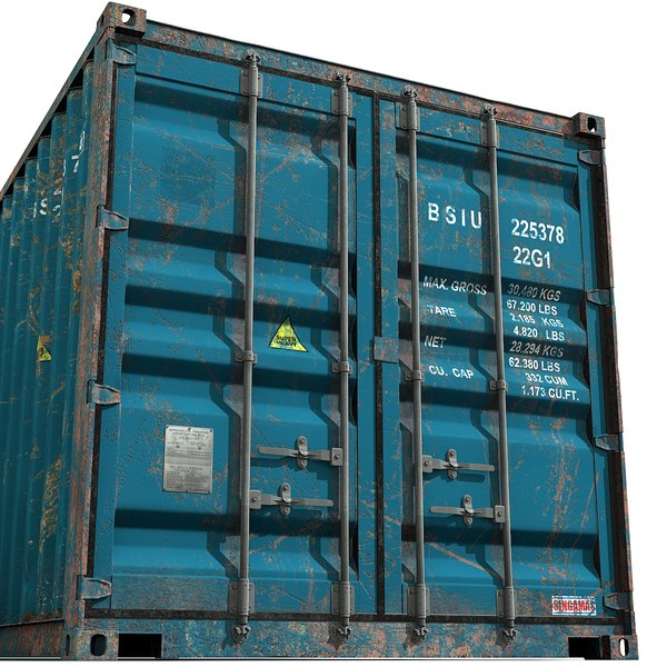 c4d ruined container 20 ft