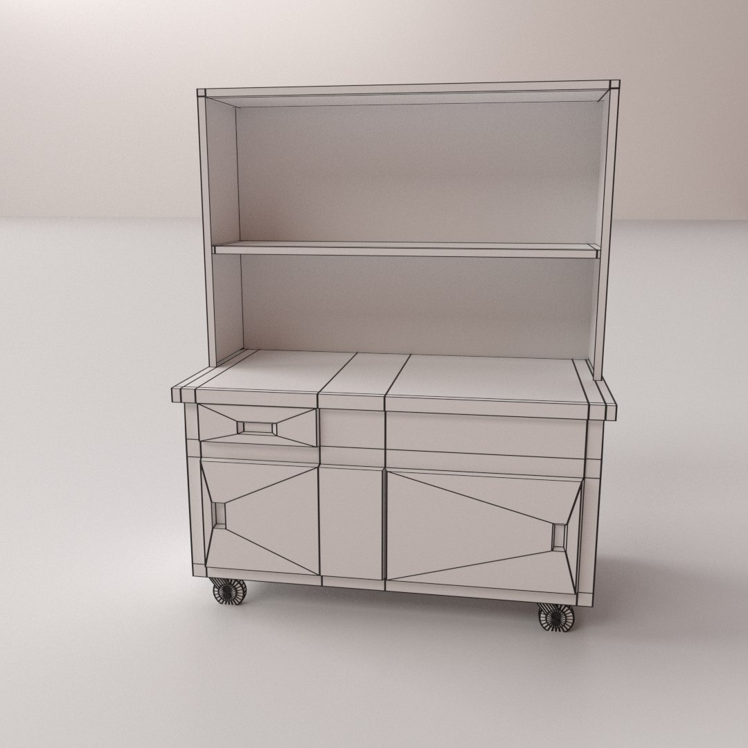 Steel Hawker Cart 3D Model - TurboSquid 1819984