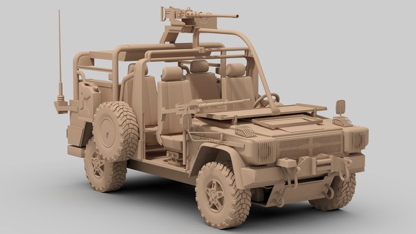 panhard 4x4 vps military vehicle 3d model