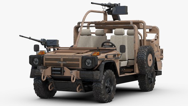 panhard 4x4 vps military vehicle 3d model