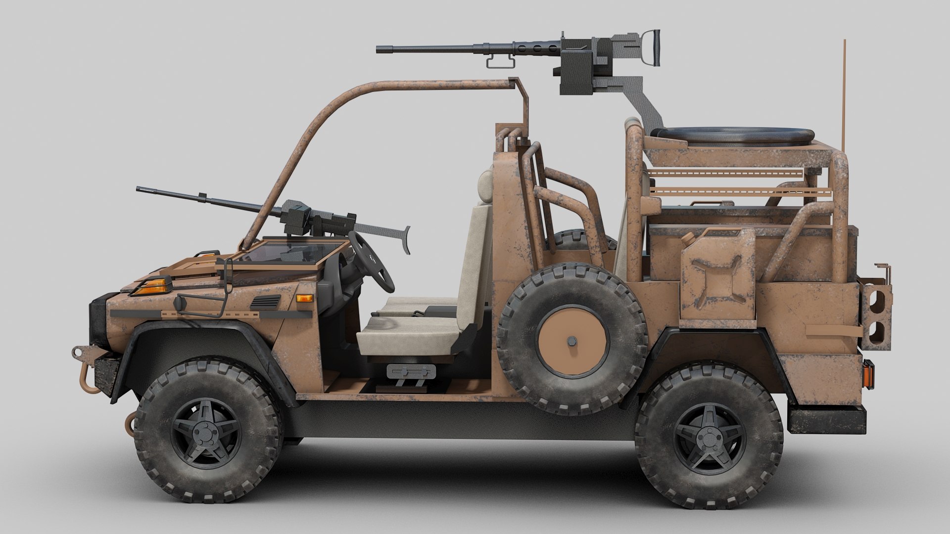 Panhard 4x4 Vps Military Vehicle 3d Model