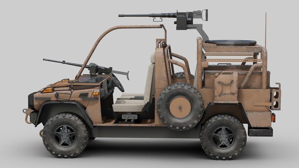 panhard 4x4 vps military vehicle 3d model