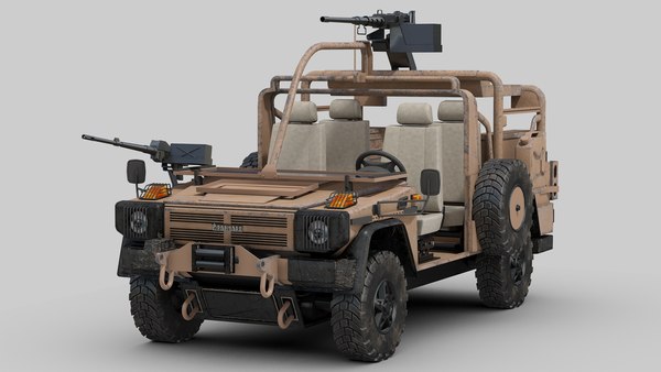 panhard 4x4 vps military vehicle 3d model