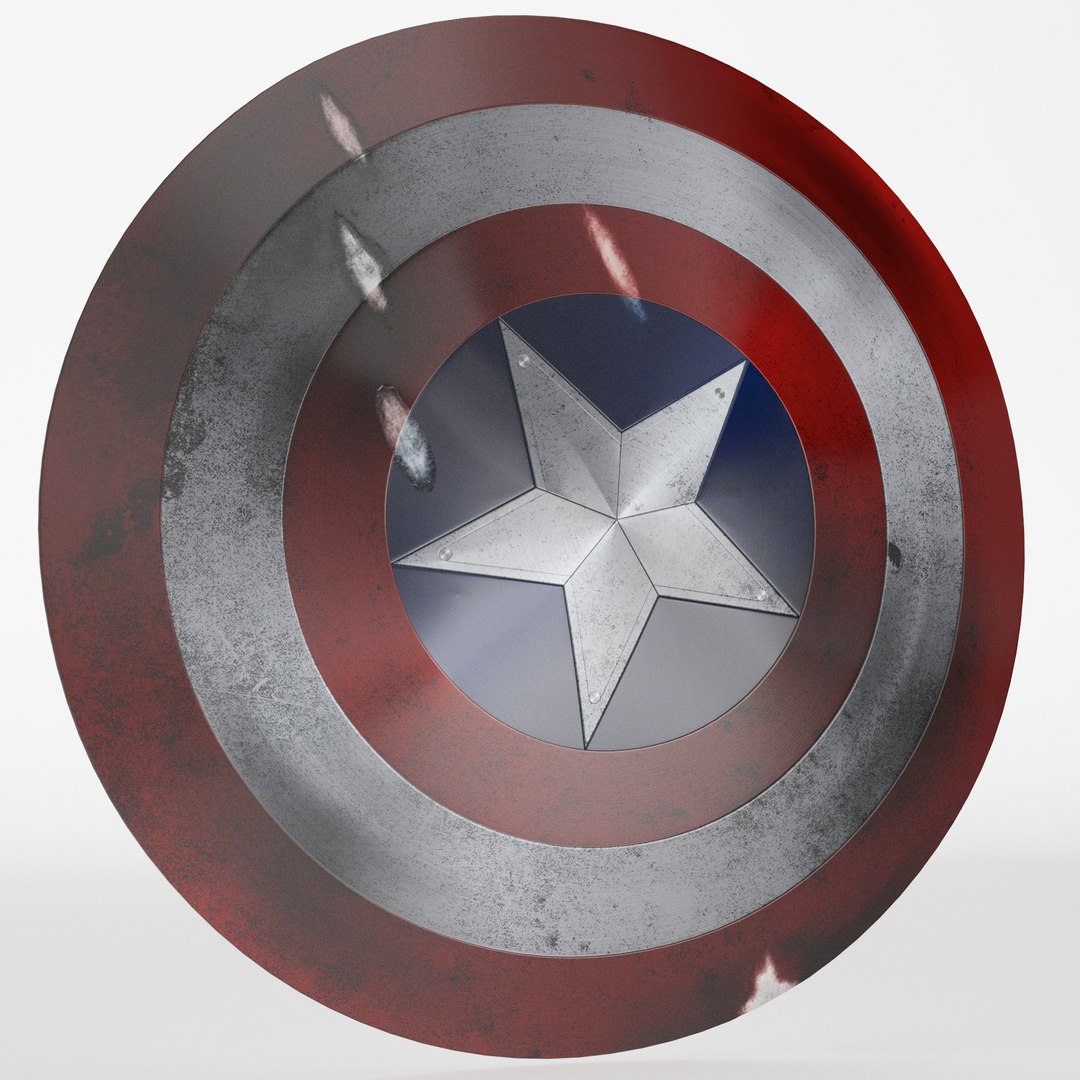 Marvel Captain America Shield 3D Model - TurboSquid 1290460