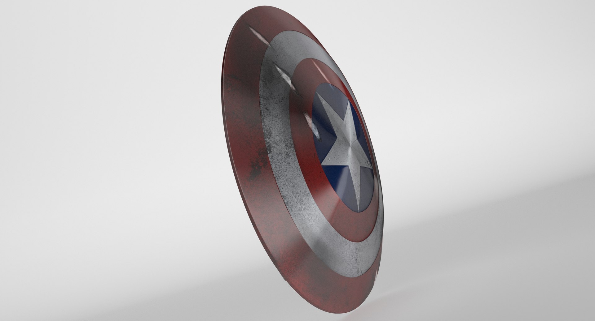 Marvel Captain America Shield 3D Model - TurboSquid 1290460