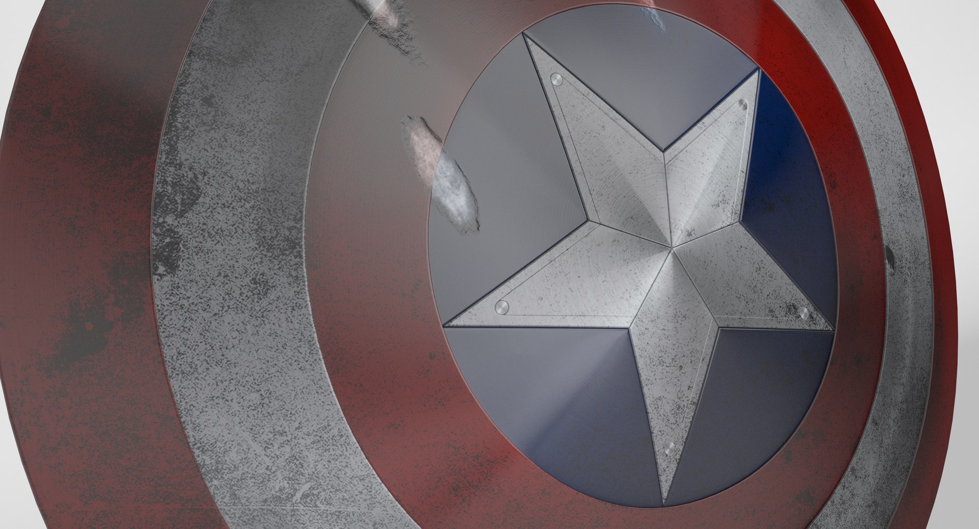 Marvel Captain America Shield 3D Model - TurboSquid 1290460
