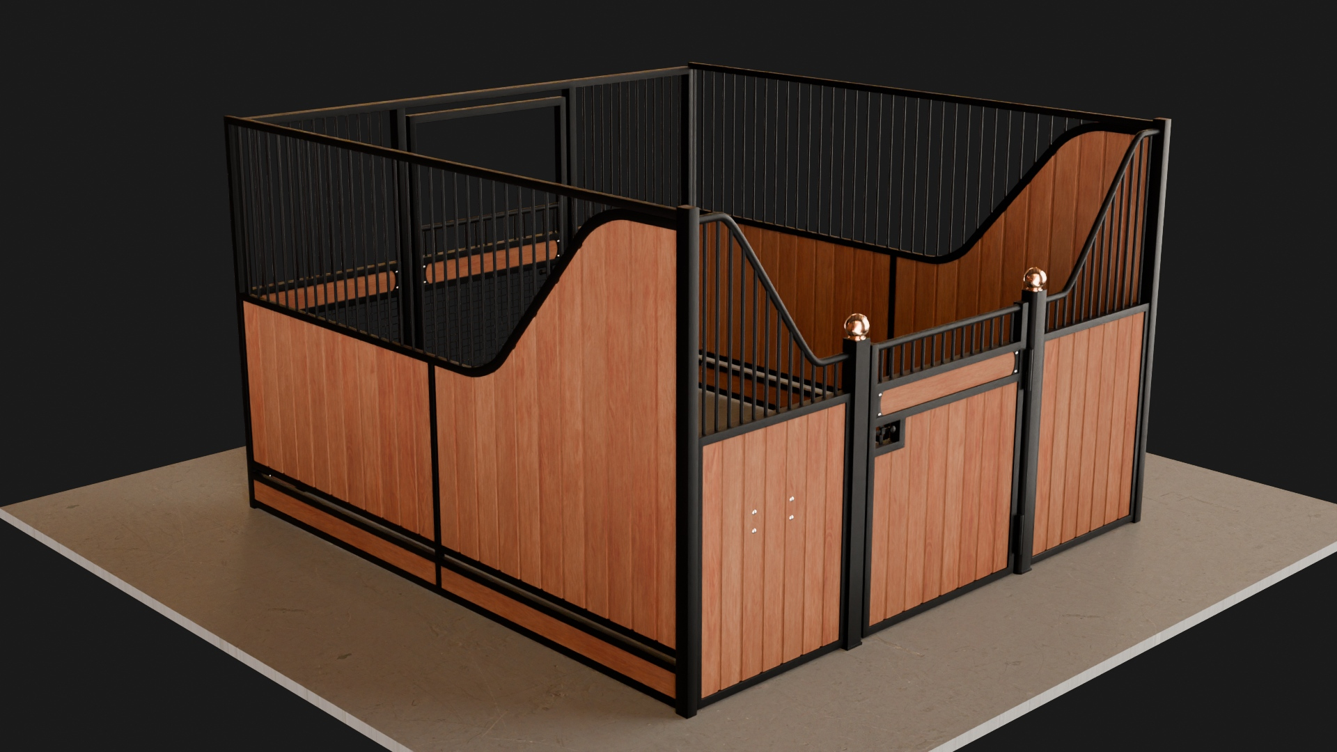 Horse Stall 2 3D Model - TurboSquid 2224820