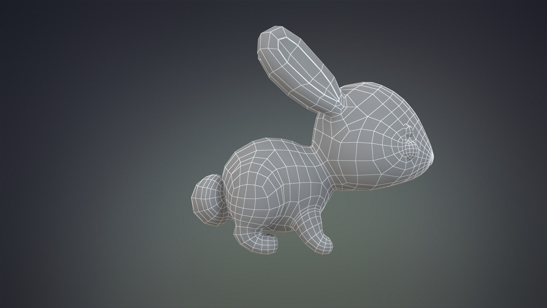 Cute cartoon bunny 2 3D model - TurboSquid 1429889